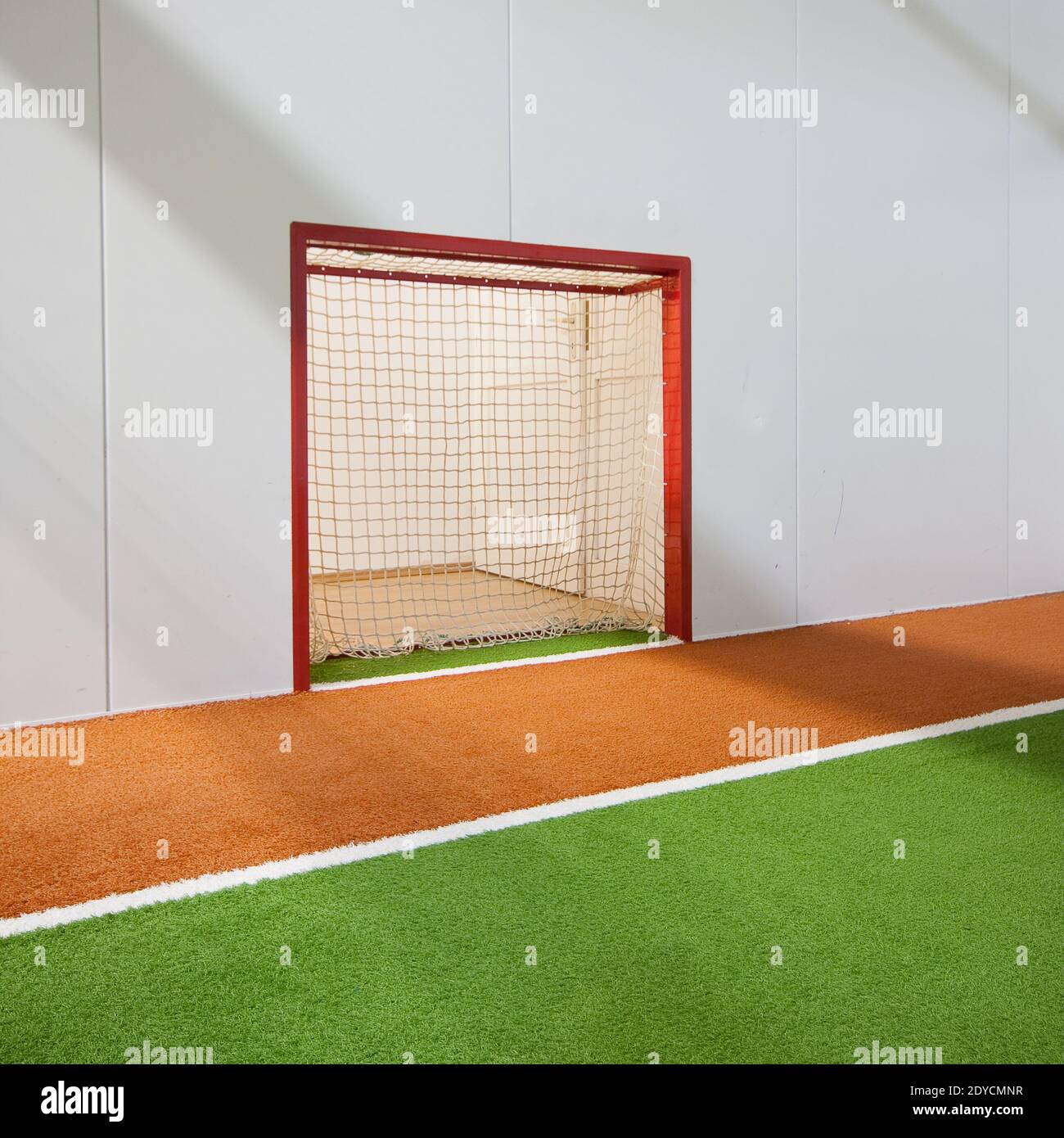 Jorky ball field with gate Stock Photo - Alamy
