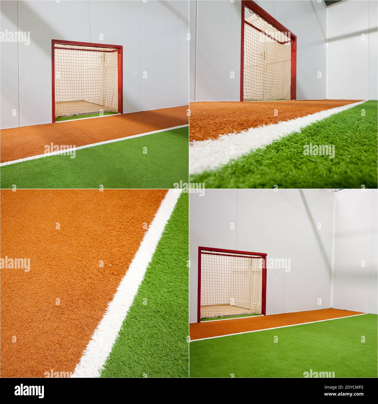 Jorky ball field with gate Stock Photo - Alamy