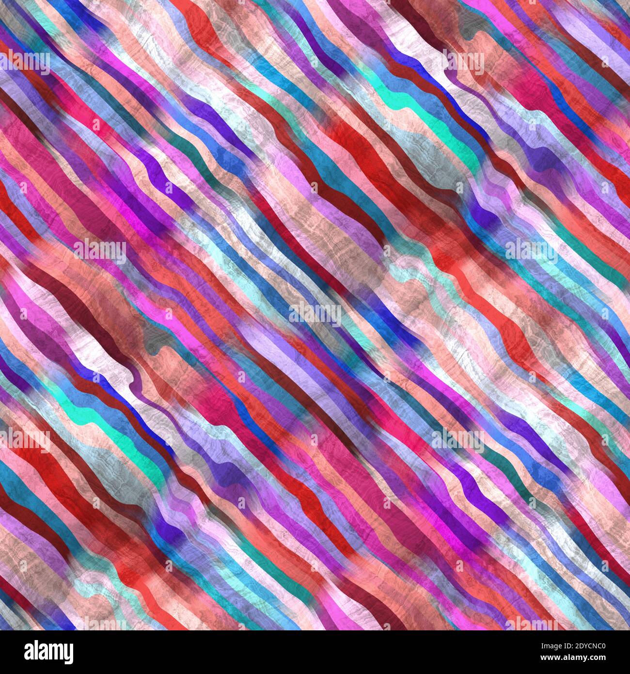 Vivid wavy warped digital bright seamless pattern Stock Photo - Alamy