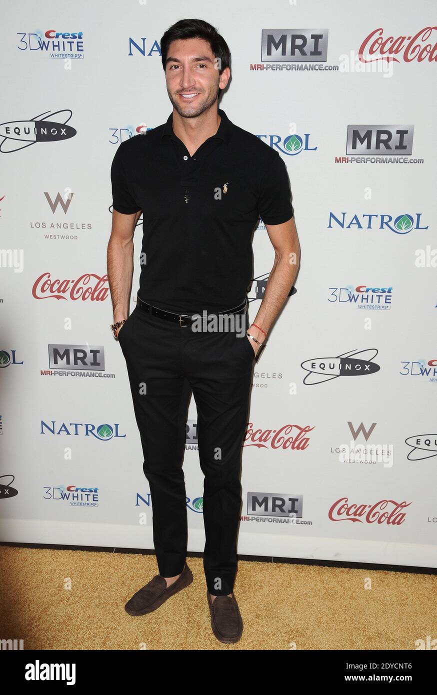 Evan Lysacek attends the first Gold Meets Golden event held at the new ...