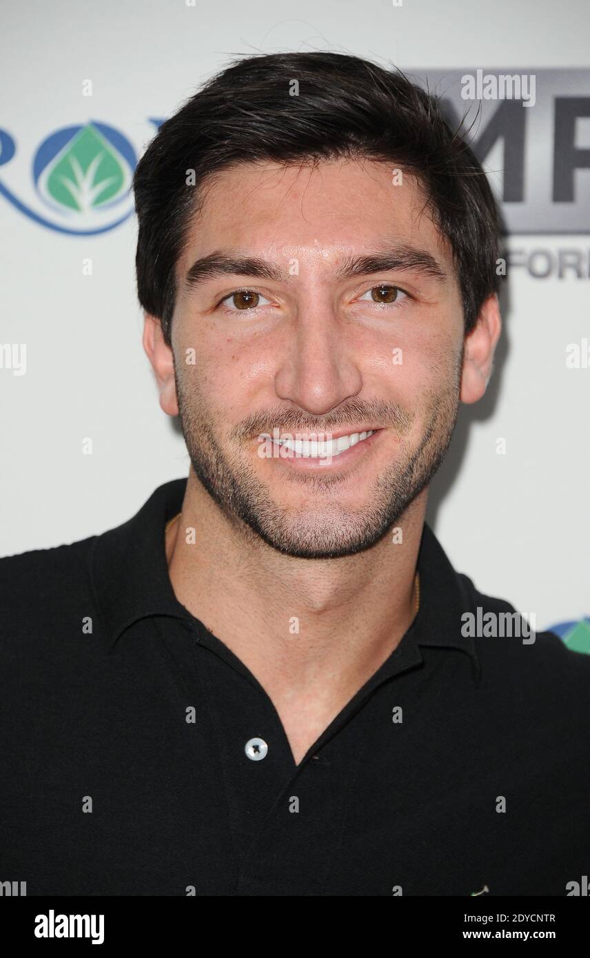 Evan Lysacek attends the first Gold Meets Golden event held at the new ...