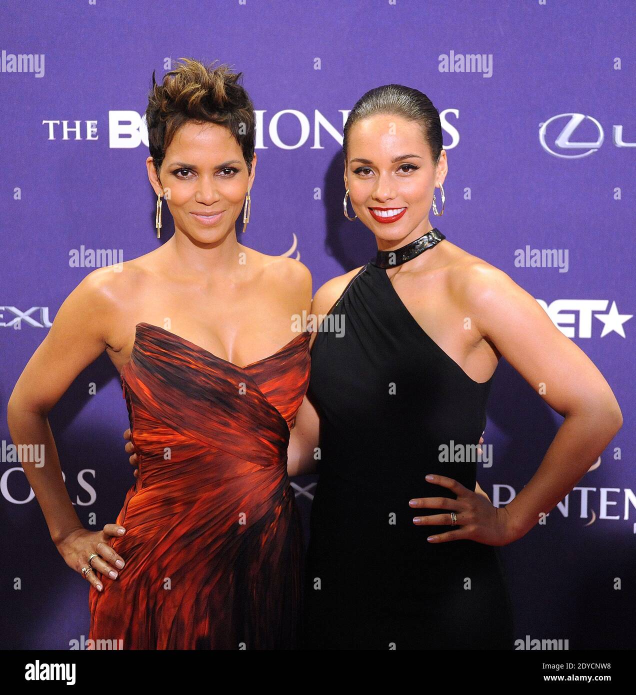 Actress Halle Berry and Alicia Keys arriving for the BET Honors held at ...