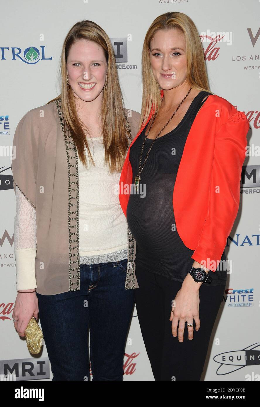 Missy Franklin and Kerri Walsh attend the first Gold Meets Golden event ...