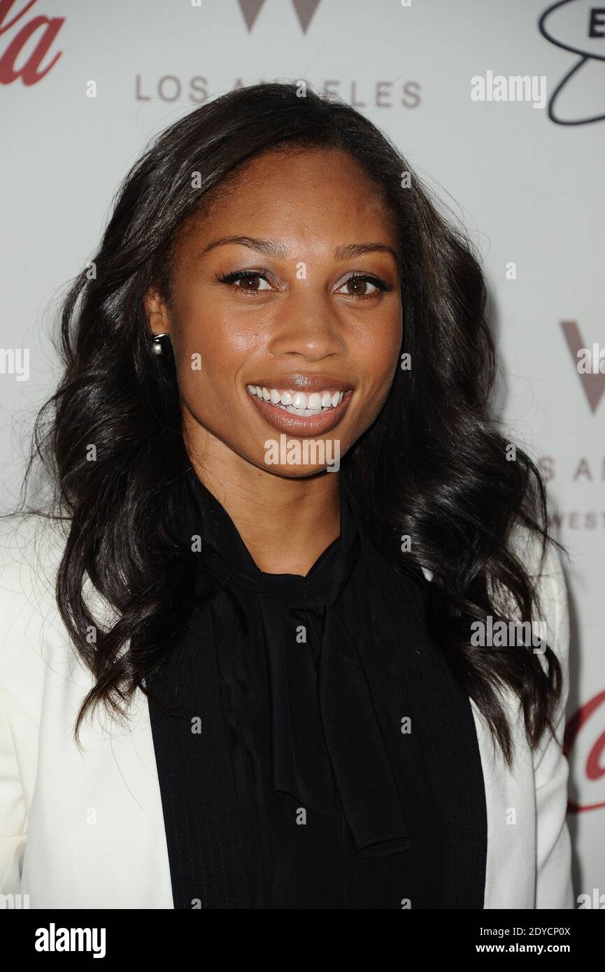 Allyson Felix attends the first Gold Meets Golden event held at the new ...