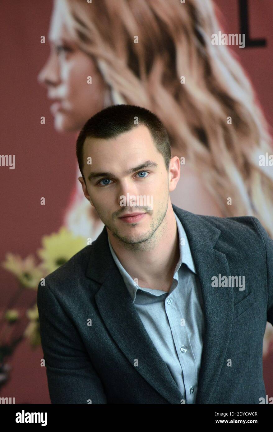 British actor Nicholas Hoult attends a photocall for his latest film ...