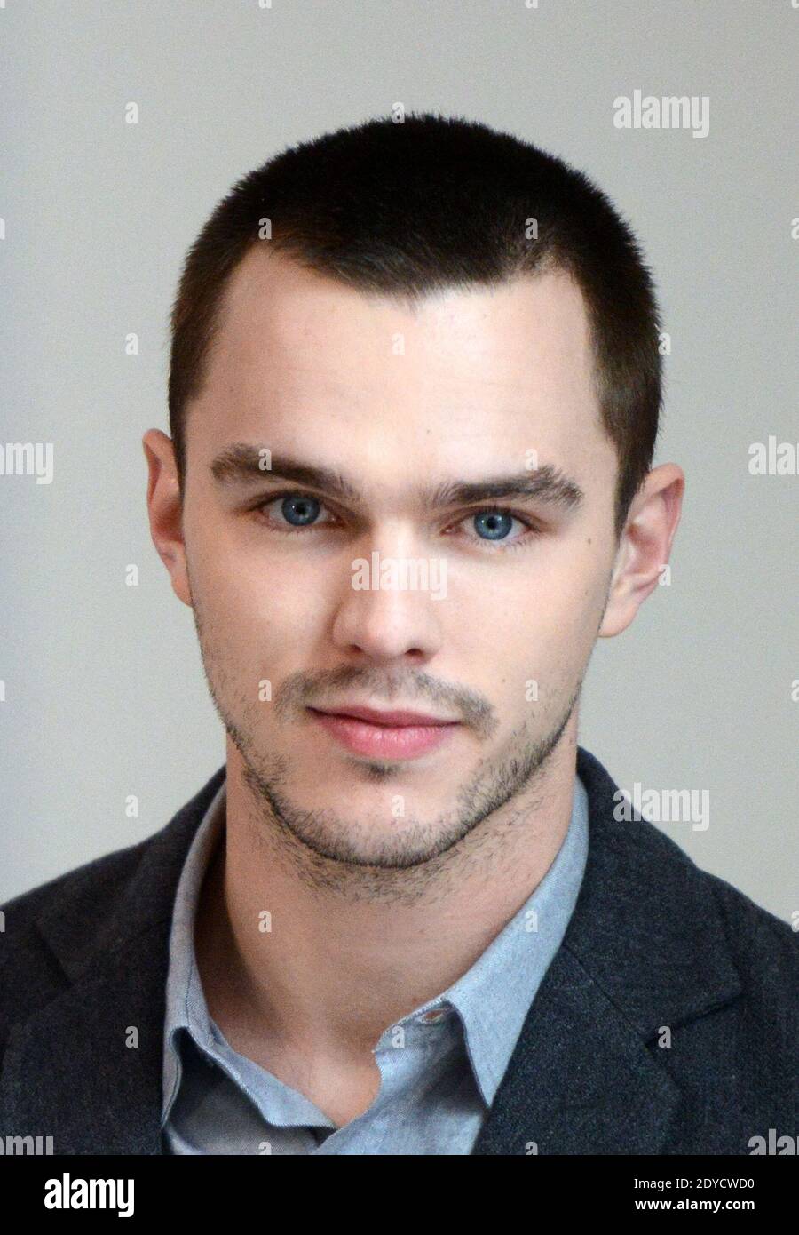 British actor Nicholas Hoult attends a photocall for his latest film ...