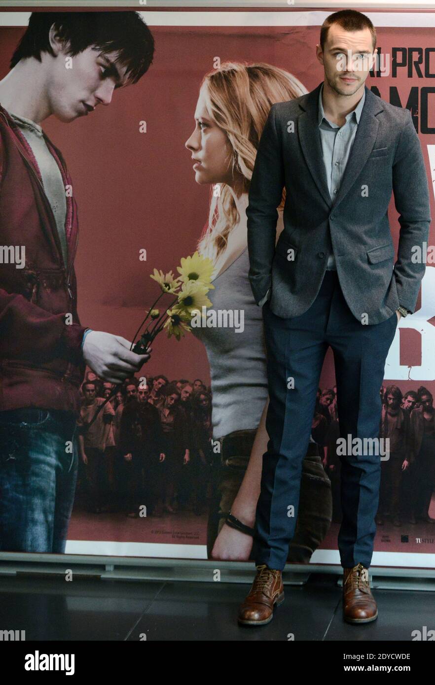 British actor Nicholas Hoult attends a photocall for his latest film ...