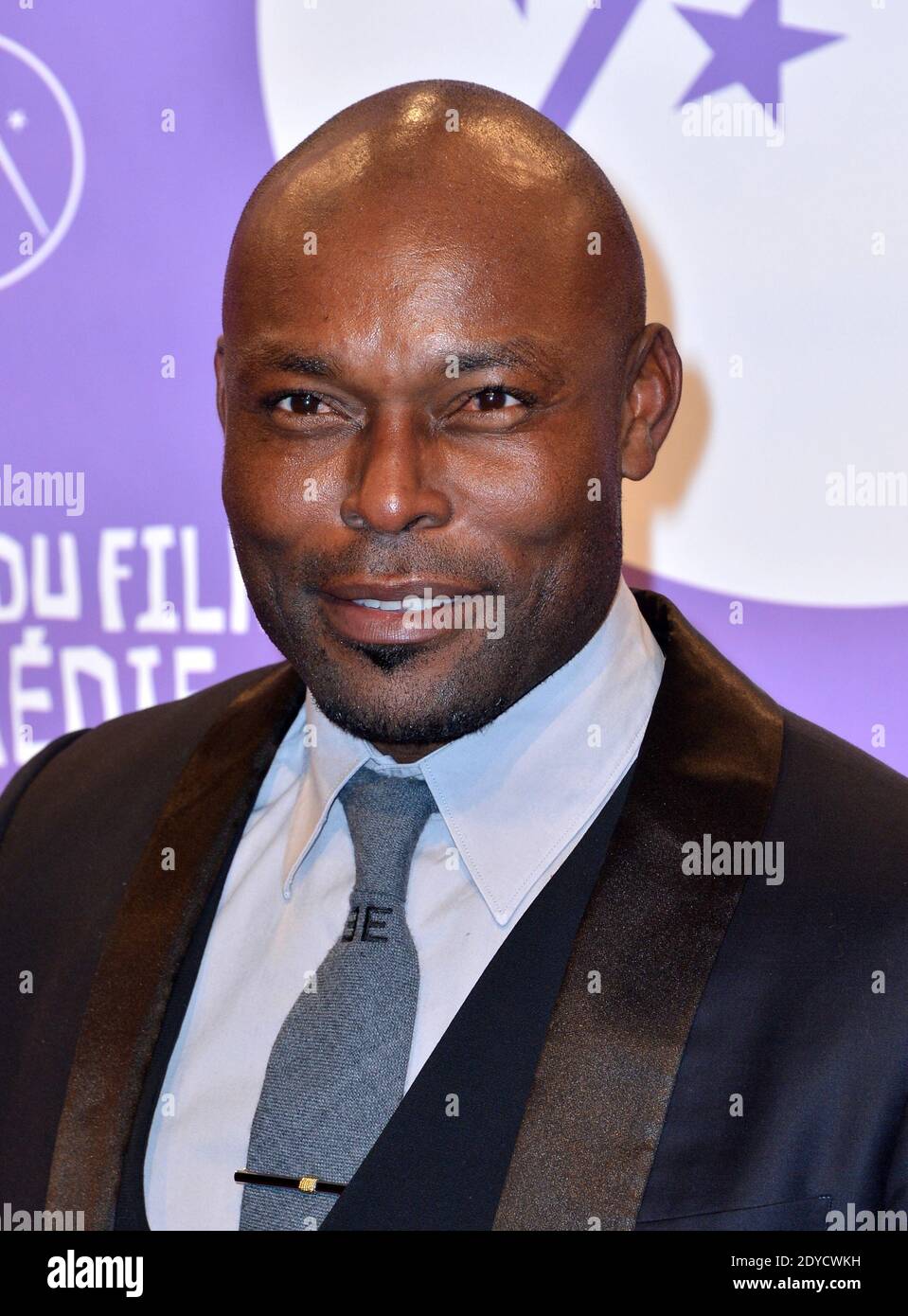Jimmy Jean-louis posing during the 16th Alpe d'Huez Comedy Film ...