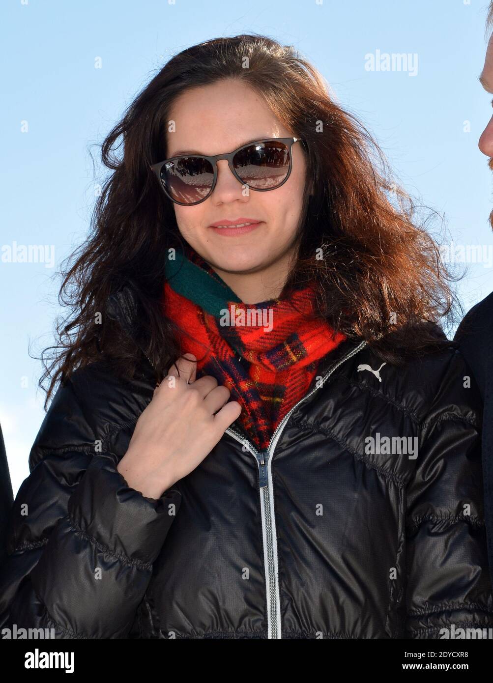 Delia Espinat-Dief posing during the 16th Alpe d'Huez Comedy Film ...