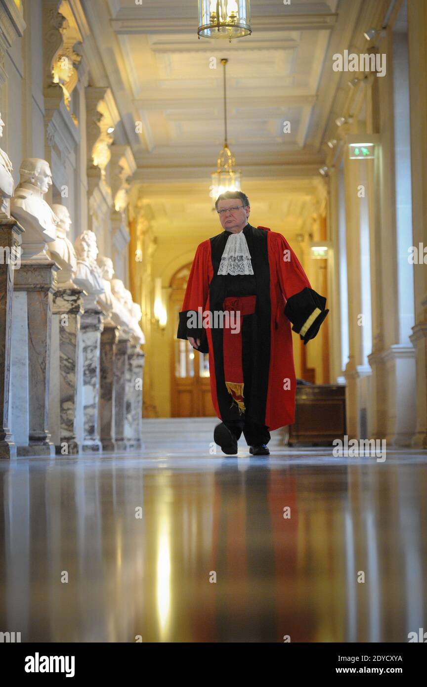 Atmosphere at the Palais de Justice court house in Paris, France on ...