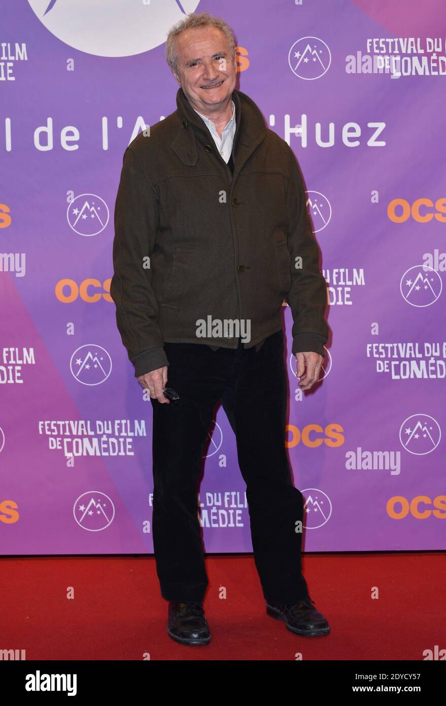 French actor Daniel Prevost poses during the 16th Alpe d'Huez Comedy ...