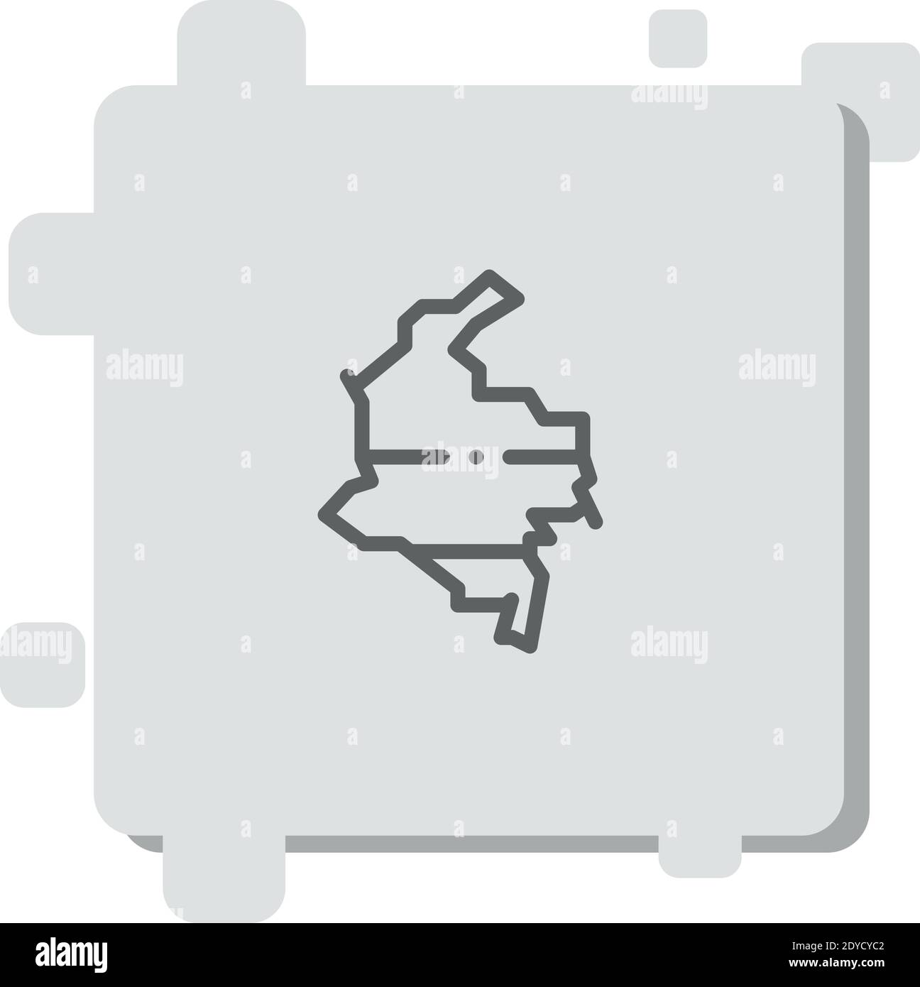 map vector icon modern simple vector illustration Stock Vector Image ...