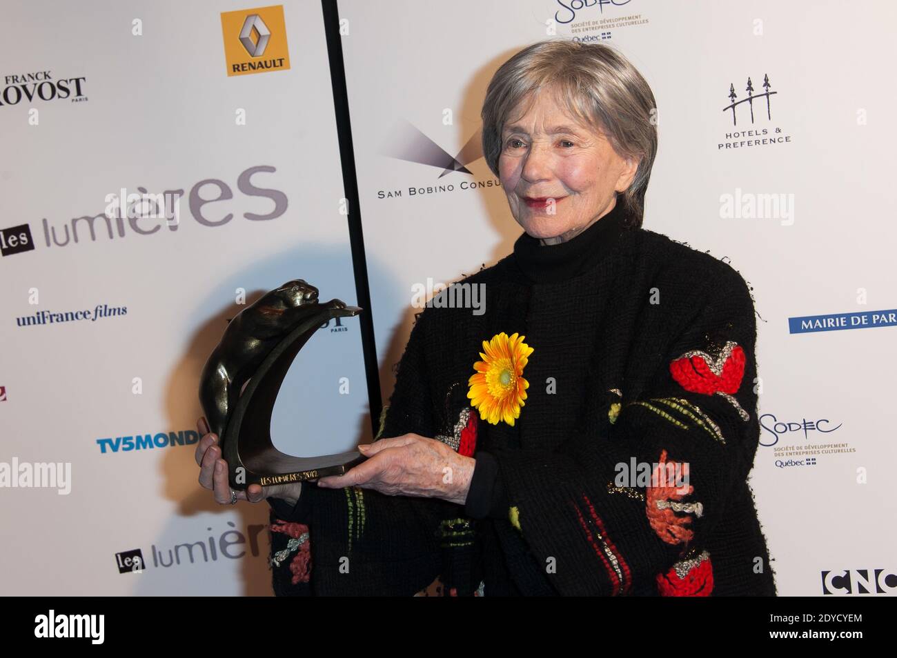 Emmanuelle Riva attending the 18th Annual 'Ceremonie Des Lumieres' held ...