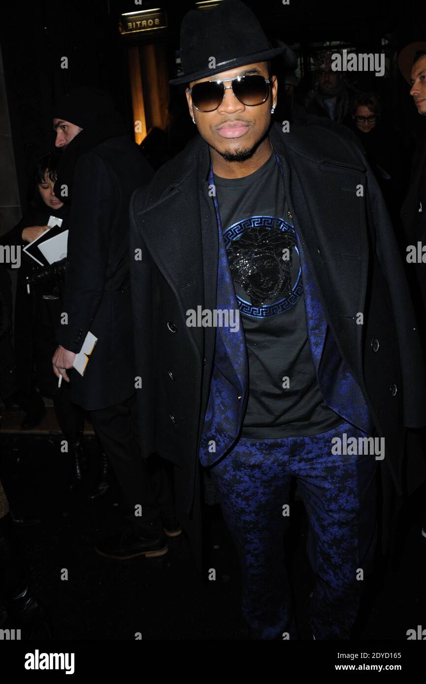 Singer Ne-Yo arrives at the Haute-Couture Spring-Summer 2013 Versace ...