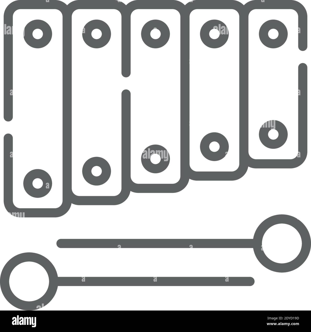 xylophone vector icon modern simple vector illustration Stock Vector ...