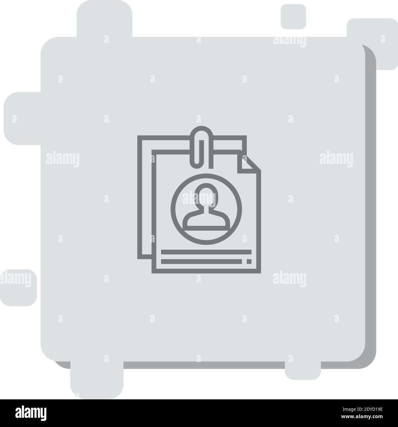 curriculum vector icon modern simple vector illustration Stock Vector ...