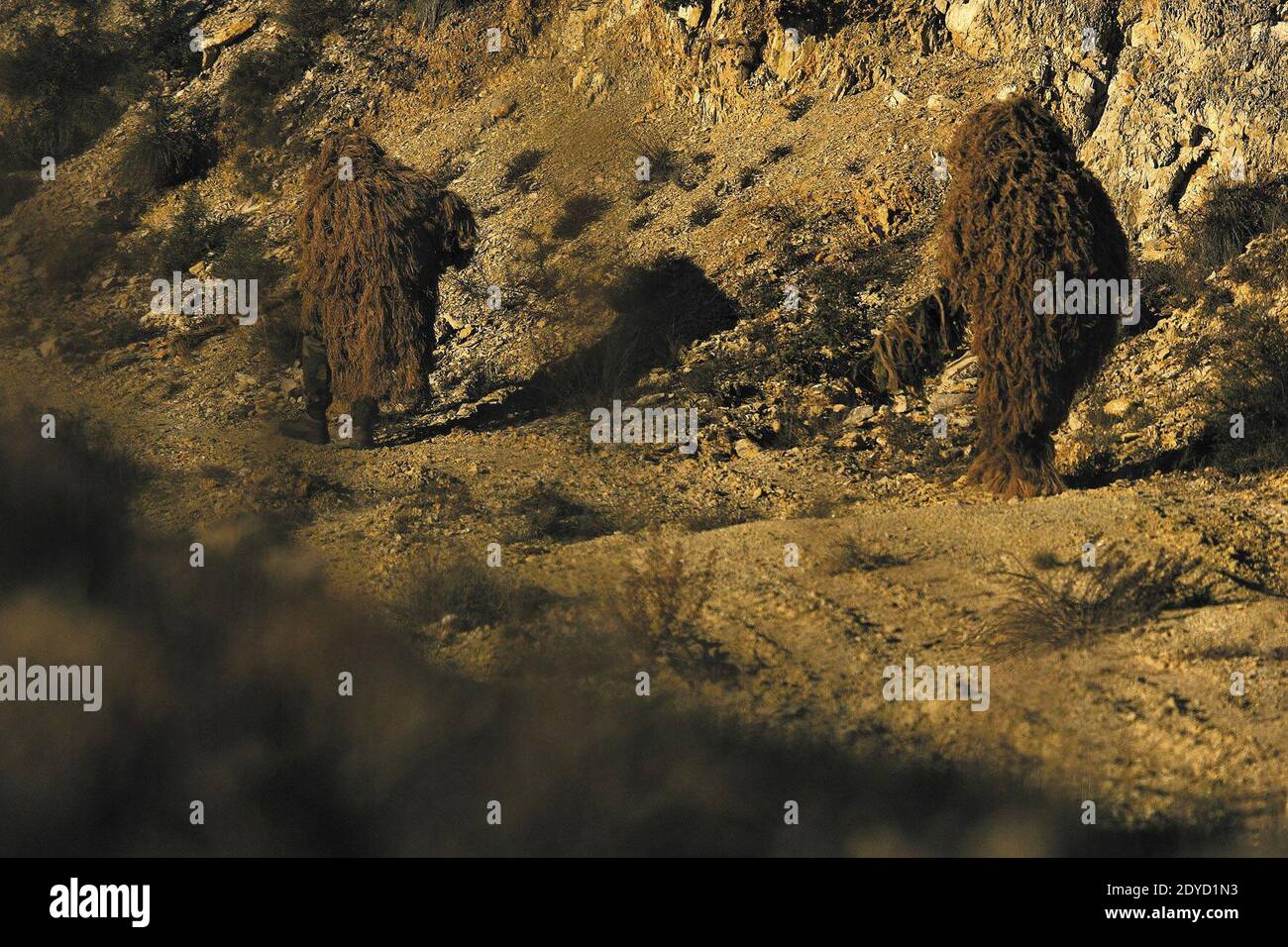 File pictures of the French Legion snipers 2 REI during military ...