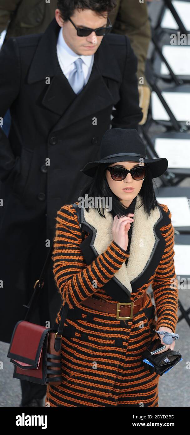 Katy Perry and John Mayer arrive at the Inauguration ceremonies for ...