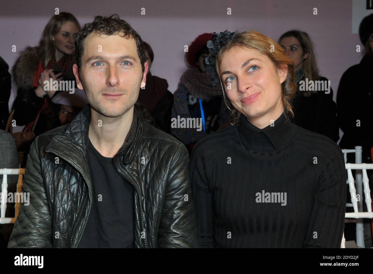 French pop singer Simon Buret members of AaRON and his girlfriend ...