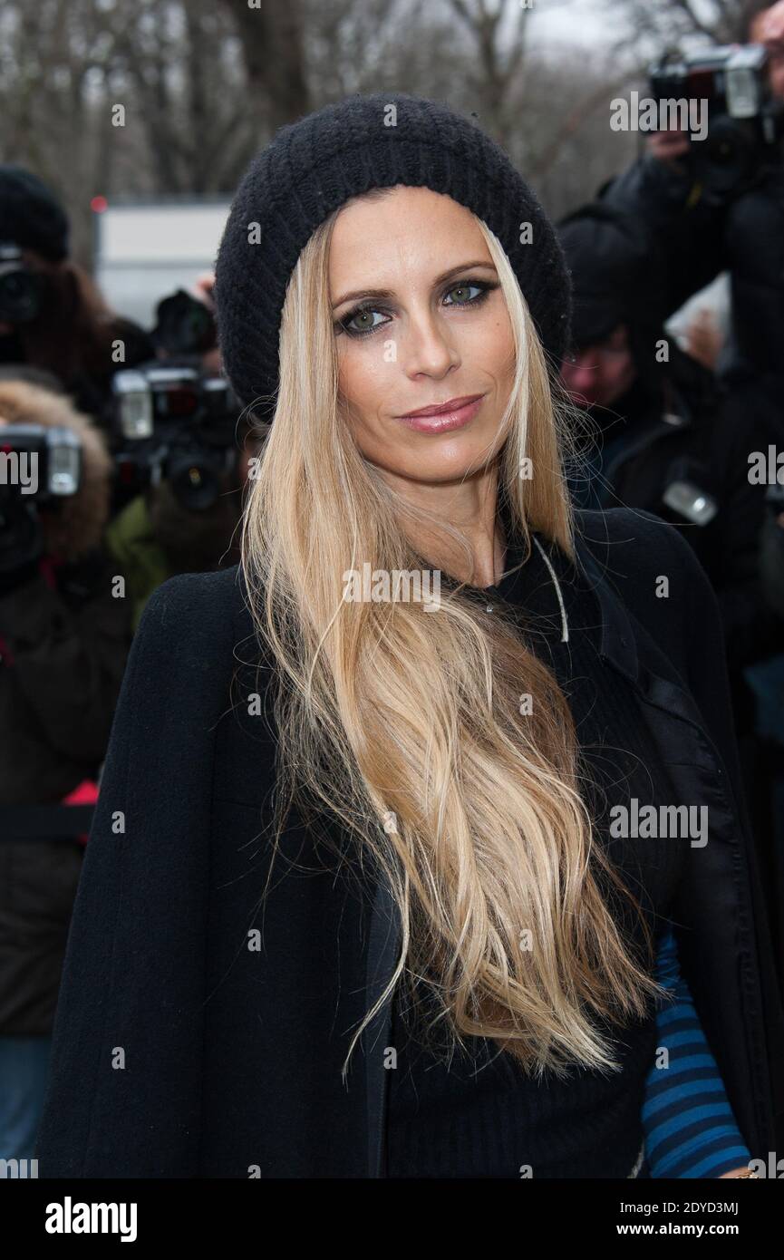 Laura Bailey arriving to the Haute-Couture Spring-Summer 2013 Chanel ...