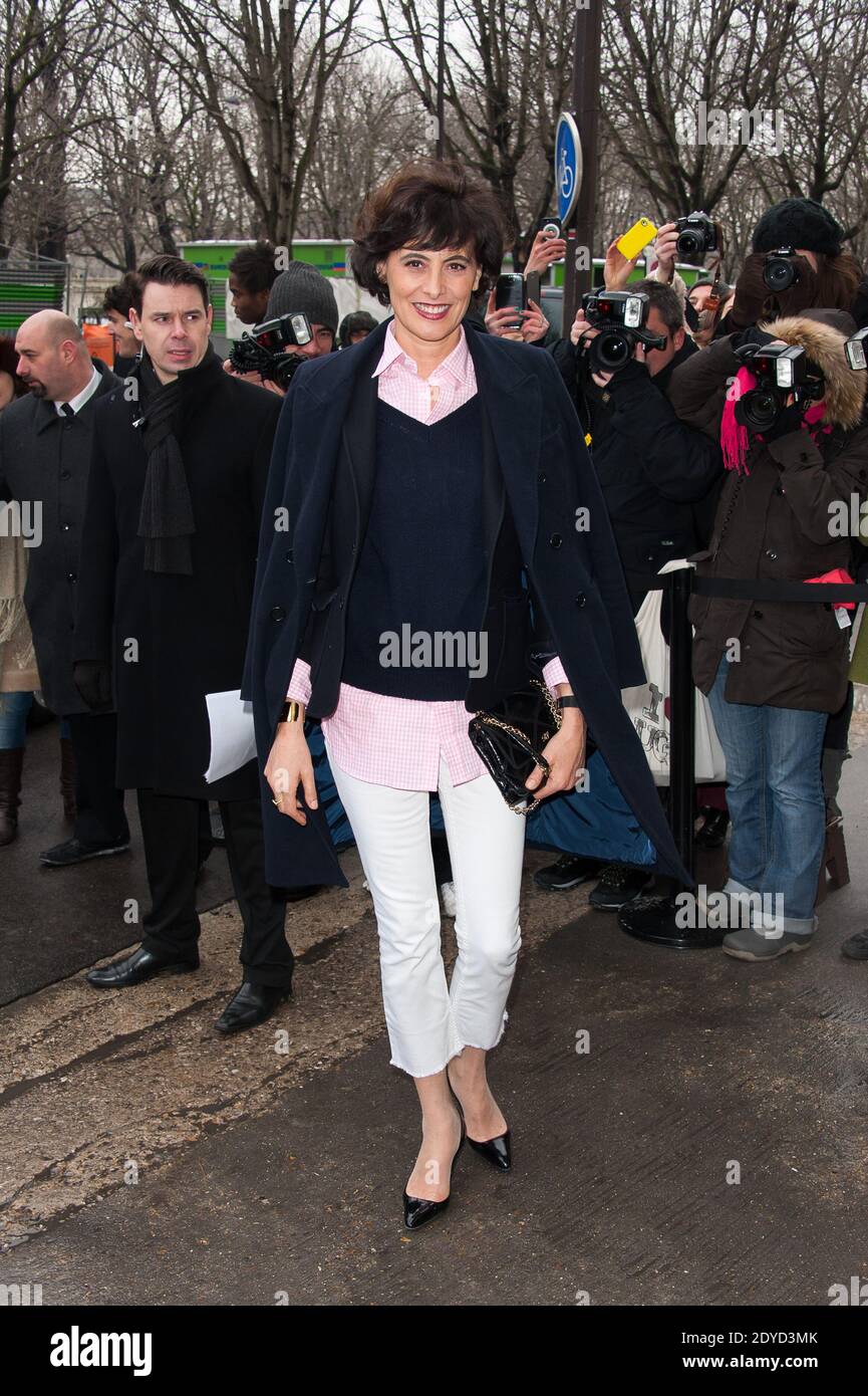 Ines de La Fressange arriving to the Haute-Couture Spring-Summer 2013 ...