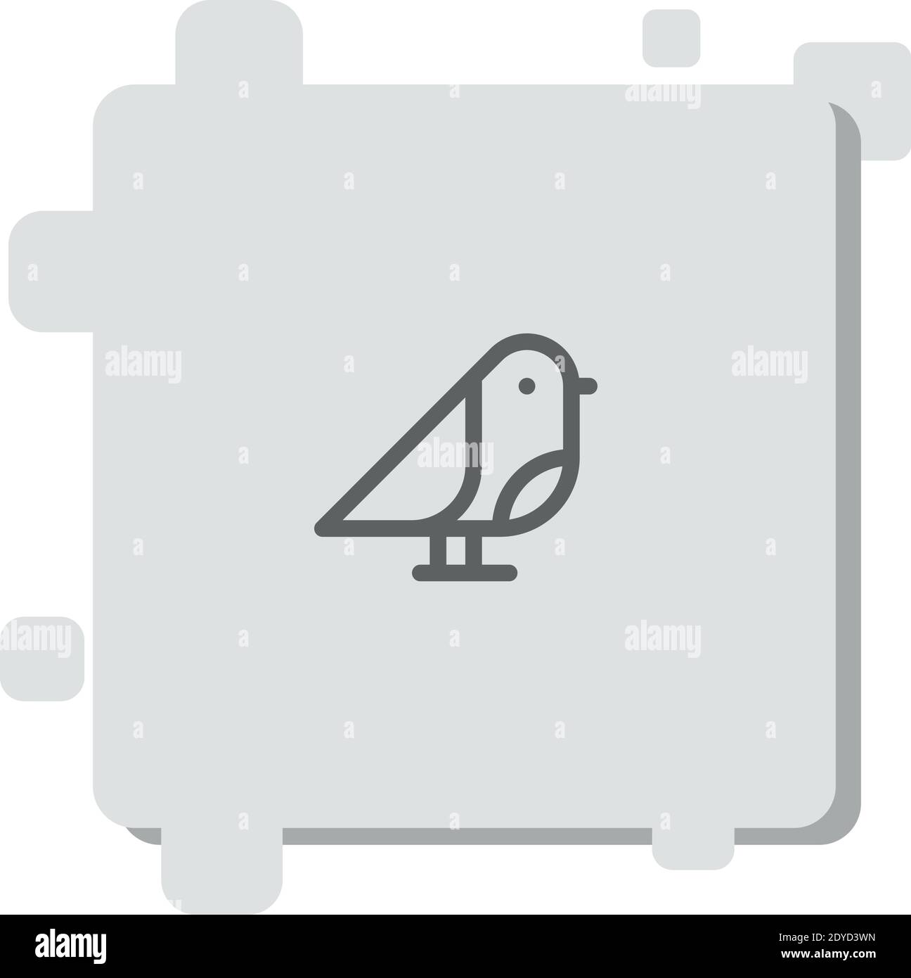 bird vector icon modern simple vector illustration Stock Vector Image ...