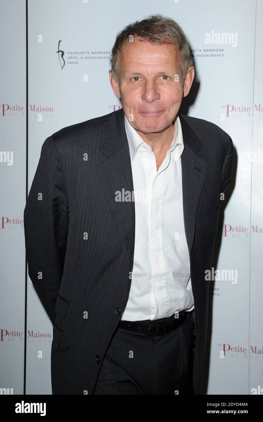 Patrick Poivre d'Arvor attending the opening party for new restaurant ...