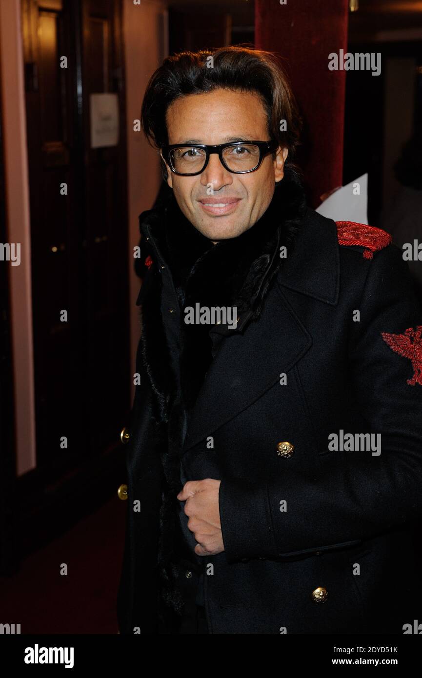 Omar at the Haute-Couture Spring-Summer 2013 Franck Sorbier collection ...