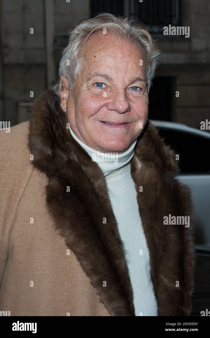 Massimo Garcia arrives at the Haute-Couture Spring-Summer 2013 Franck ...