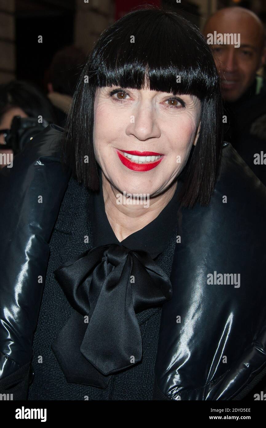 Chantal Thomass arrives at the Haute-Couture Spring-Summer 2013 Elie ...