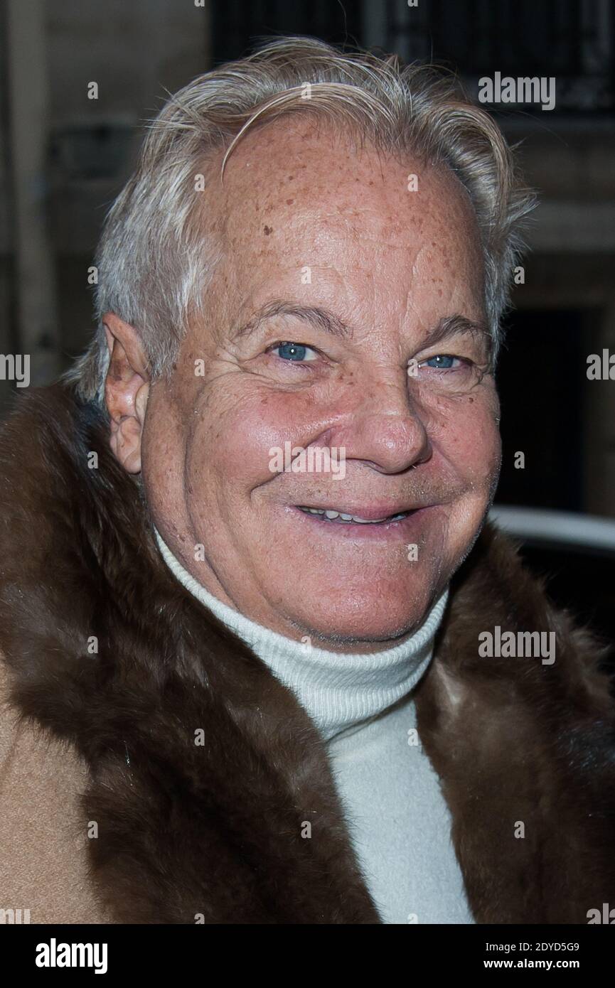 Massimo Garcia arrives at the Haute-Couture Spring-Summer 2013 Franck ...