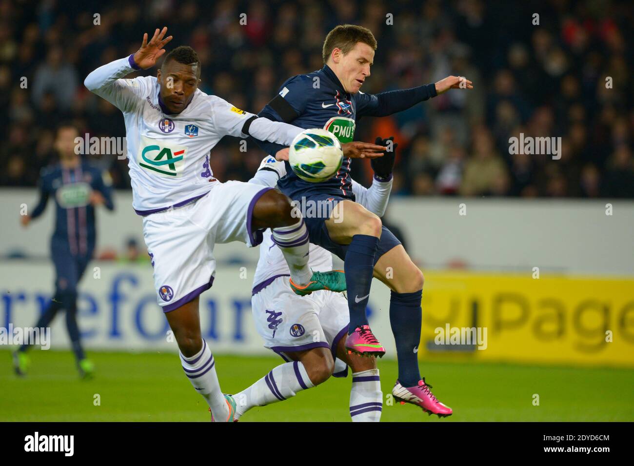 PSG's Kevin Gameiro during the French Cup 1/16 round soccer match ...