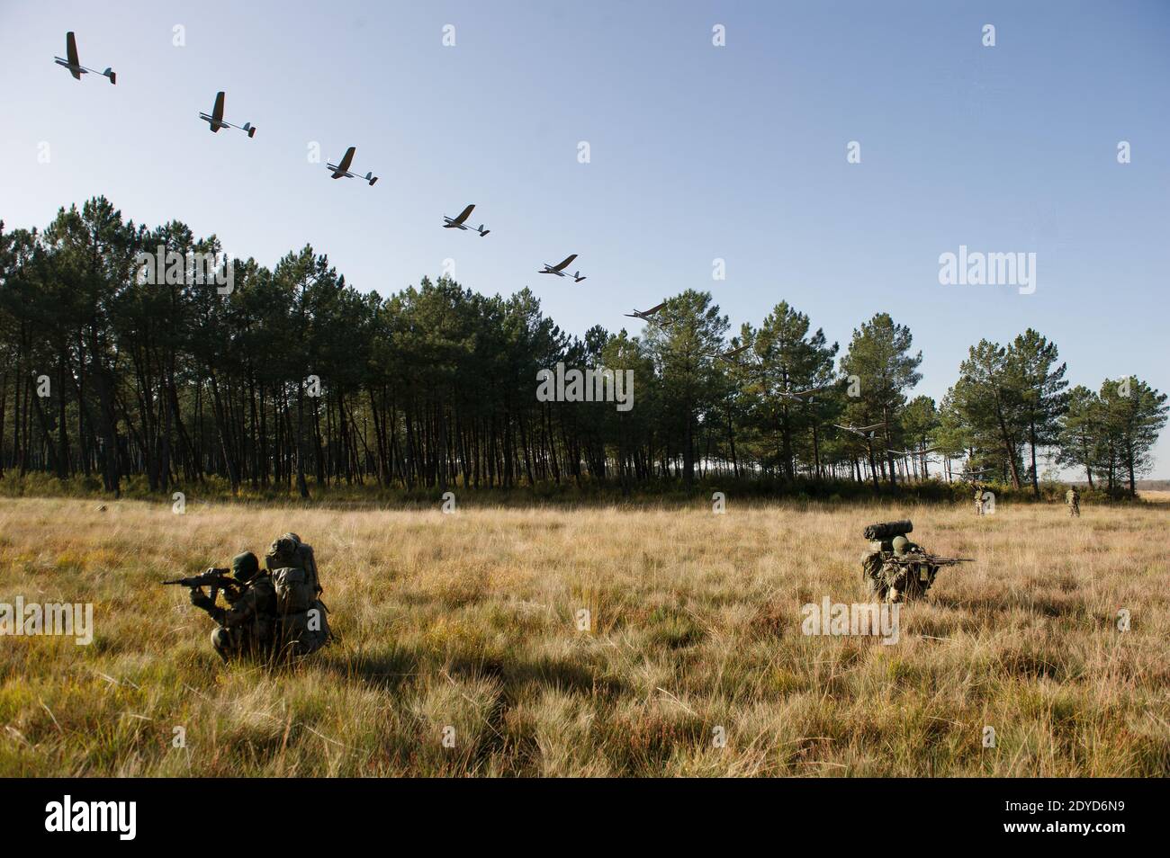 Undated file picture shows members of the French Army's 13eme RDP (13th ...