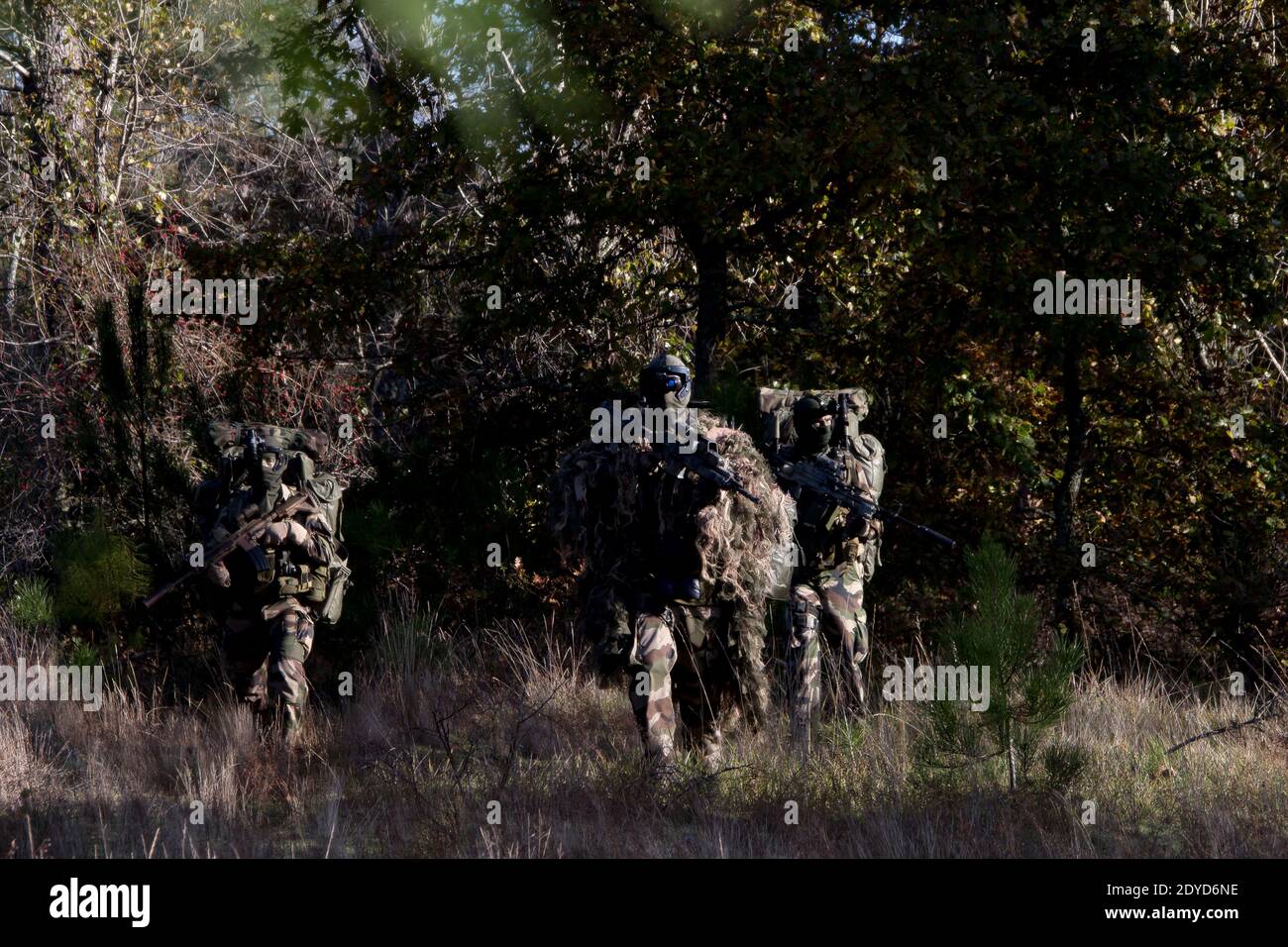 Undated file picture shows members of the French Army's 13eme RDP (13th ...