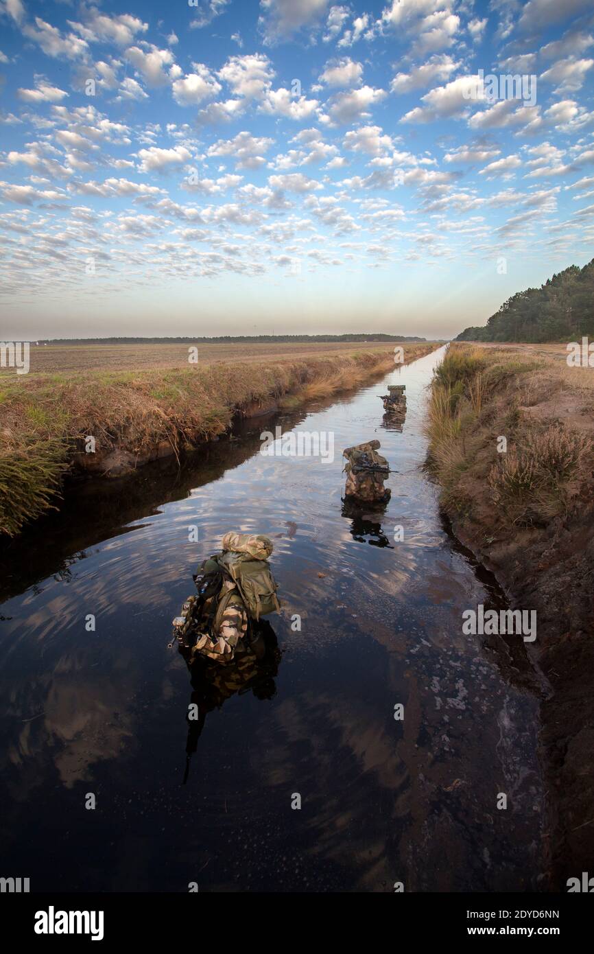 Undated file picture shows members of the French Army's 13eme RDP (13th ...