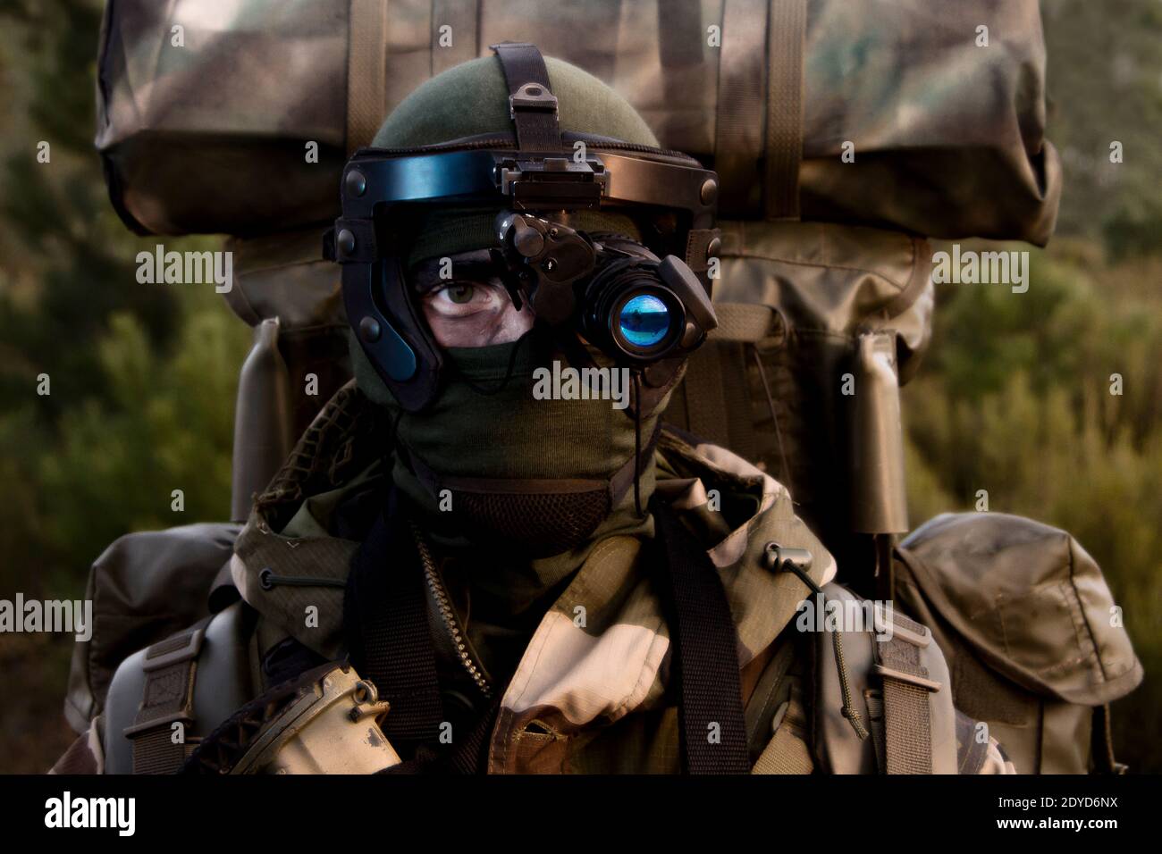Undated file picture shows members of the French Army's 13eme RDP (13th ...