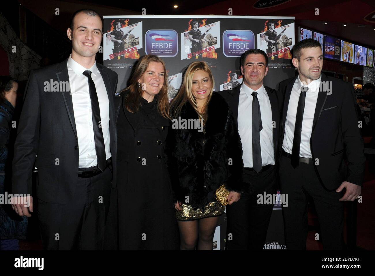 EXCLUSIVE. Actor Jacques Stival and film crew attending the 'L'Echange ...