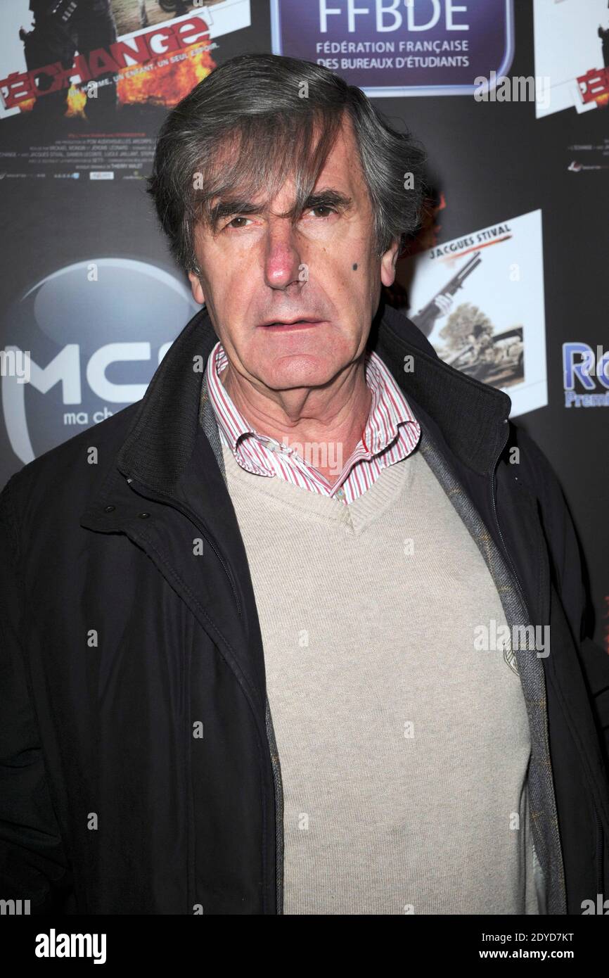 EXCLUSIVE. Bernard Menez attending the 'L'Echange' Premiere at Gaumont ...
