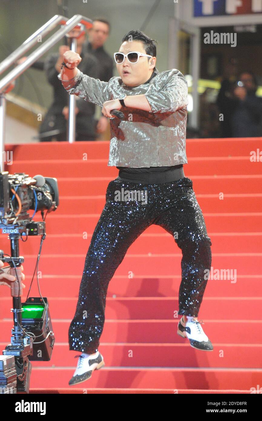Psy arriving to the 2013 NRJ Music Awards ceremony held at the Palais ...