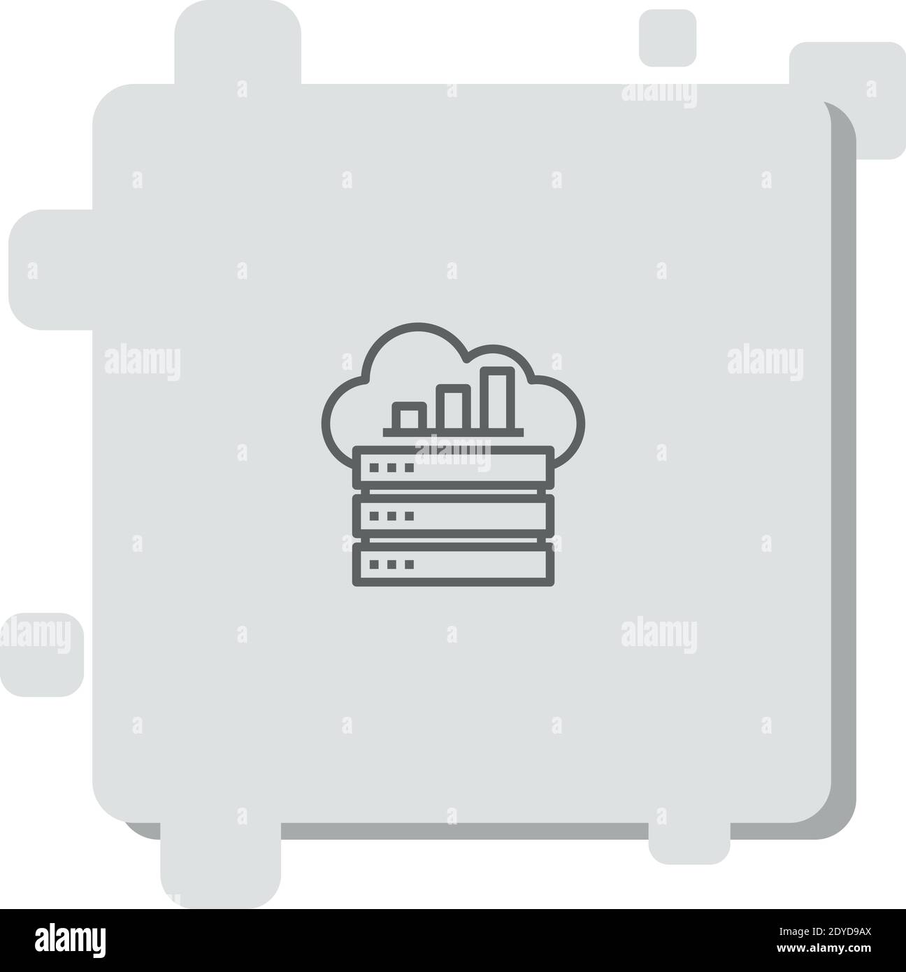server vector icon modern simple vector illustration Stock Vector Image ...