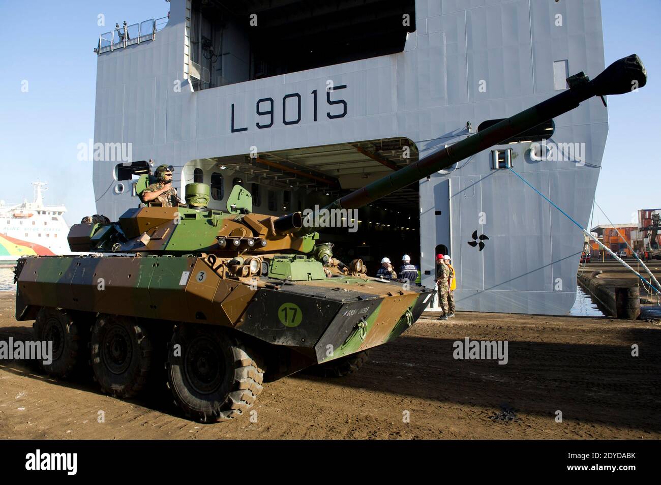 Handout photo released by French army shows armoured vehicles, part of ...