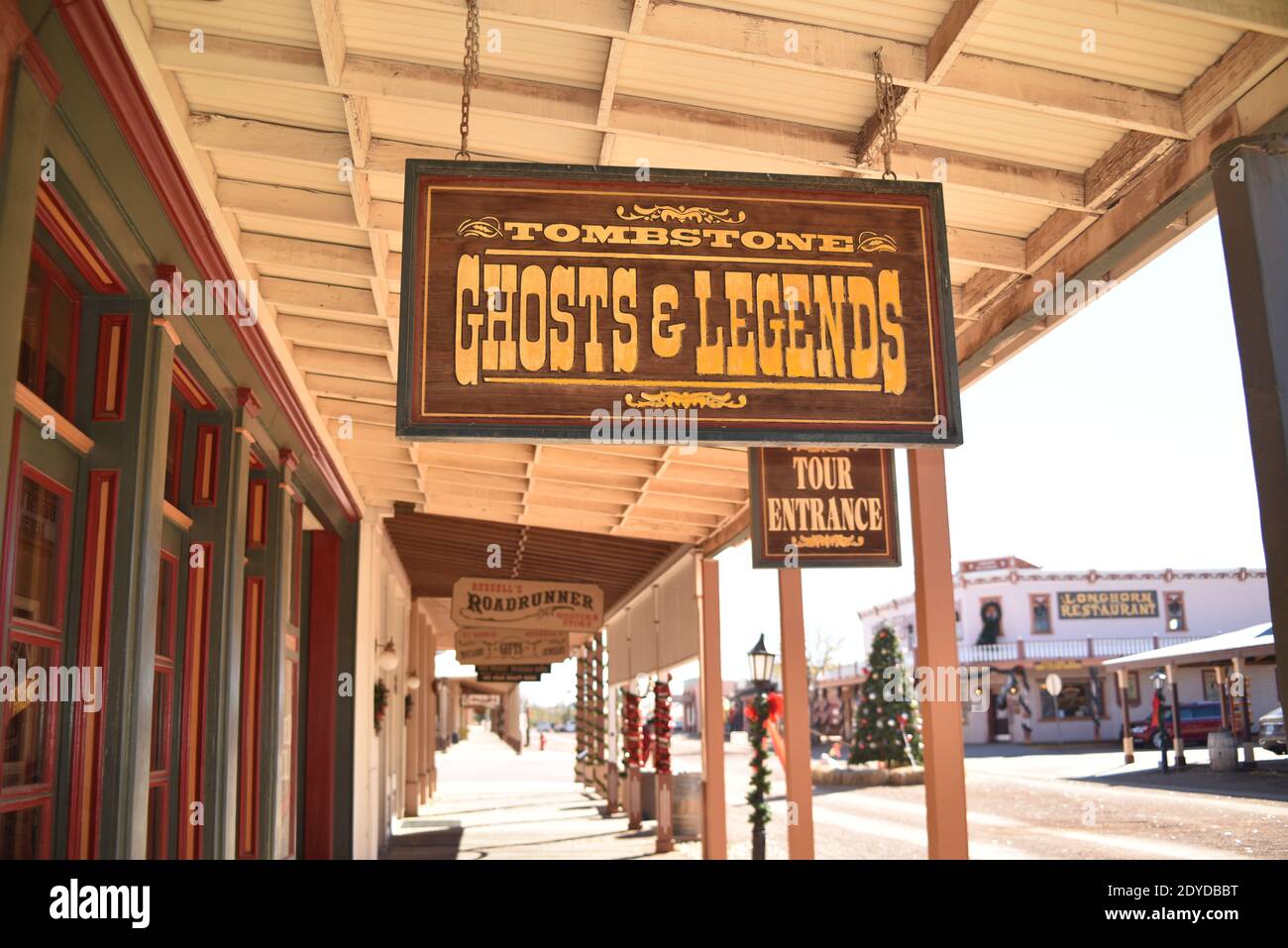 Tombstone, Arizona. U.S.A. 12/15/2020. Allen Street. Tombstone’s main ...