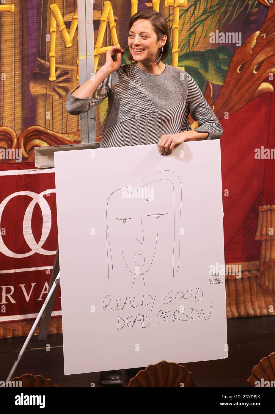 French actress Marion Cotillard with Alex Willis as Pablo Picasso and ...