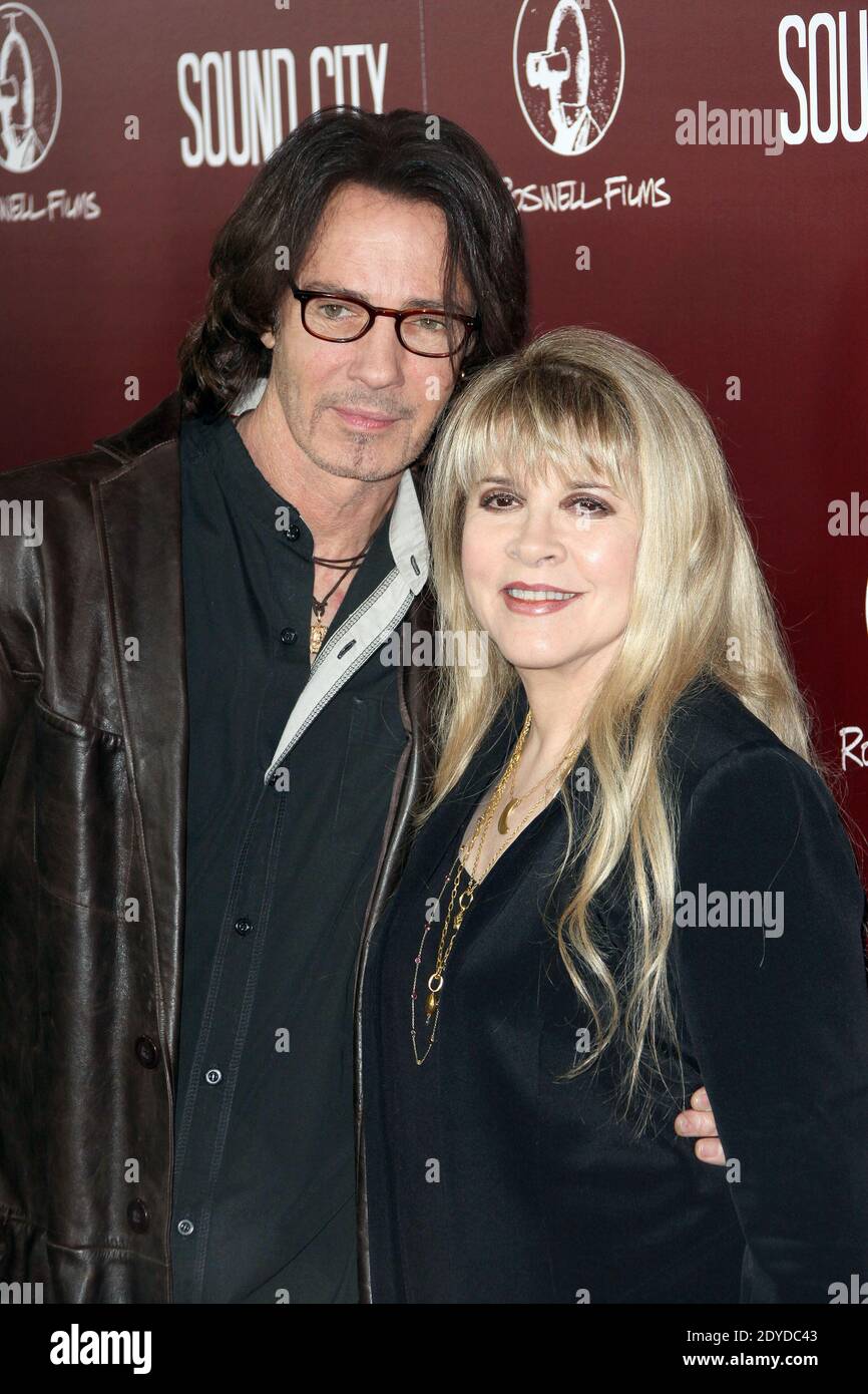 Rick Springfield and Stevie Nicks arriving at the premiere of 'Sound ...