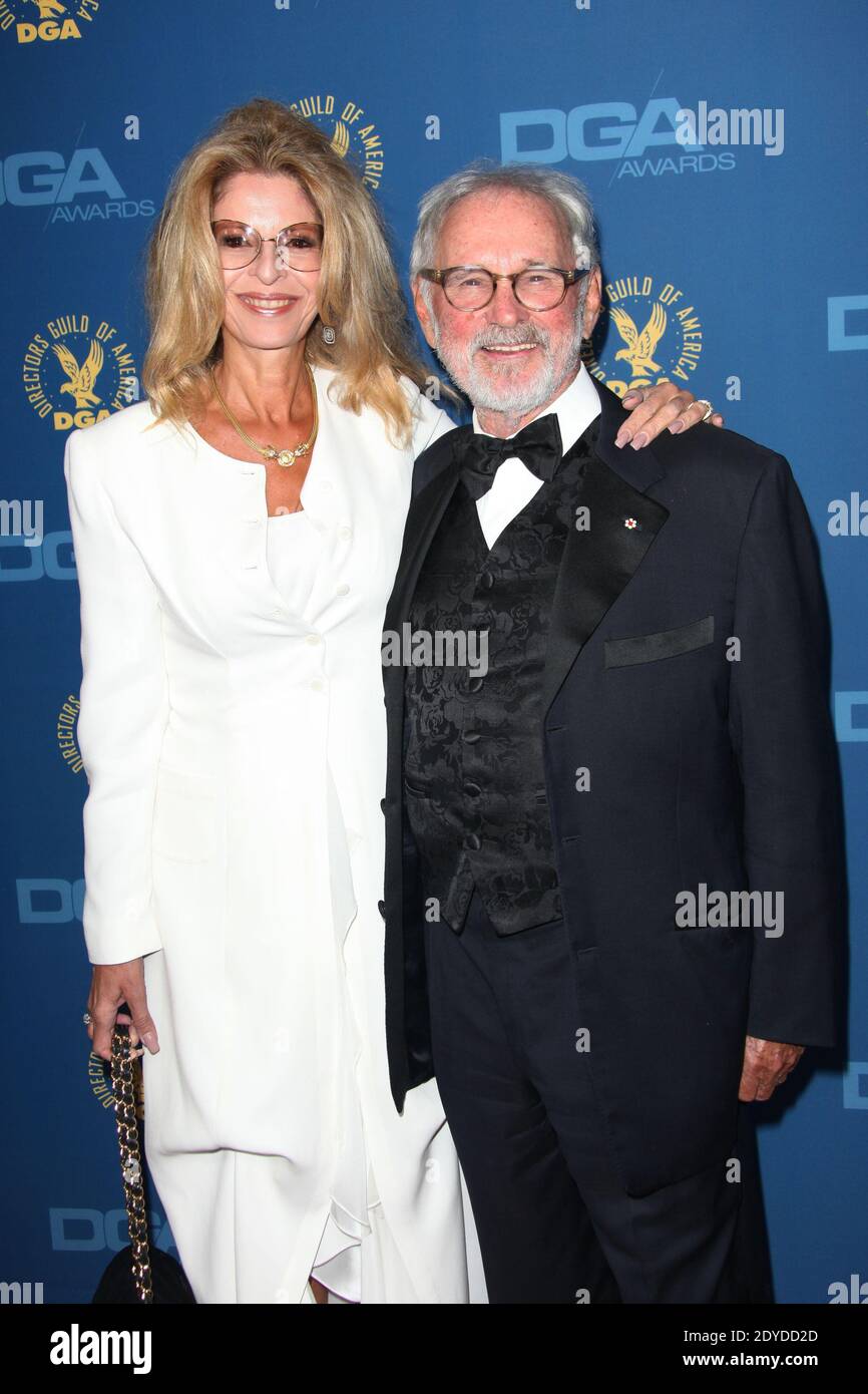 Lynn St. David-Jewison and Norman Jewison arriving at the '65th Annual ...