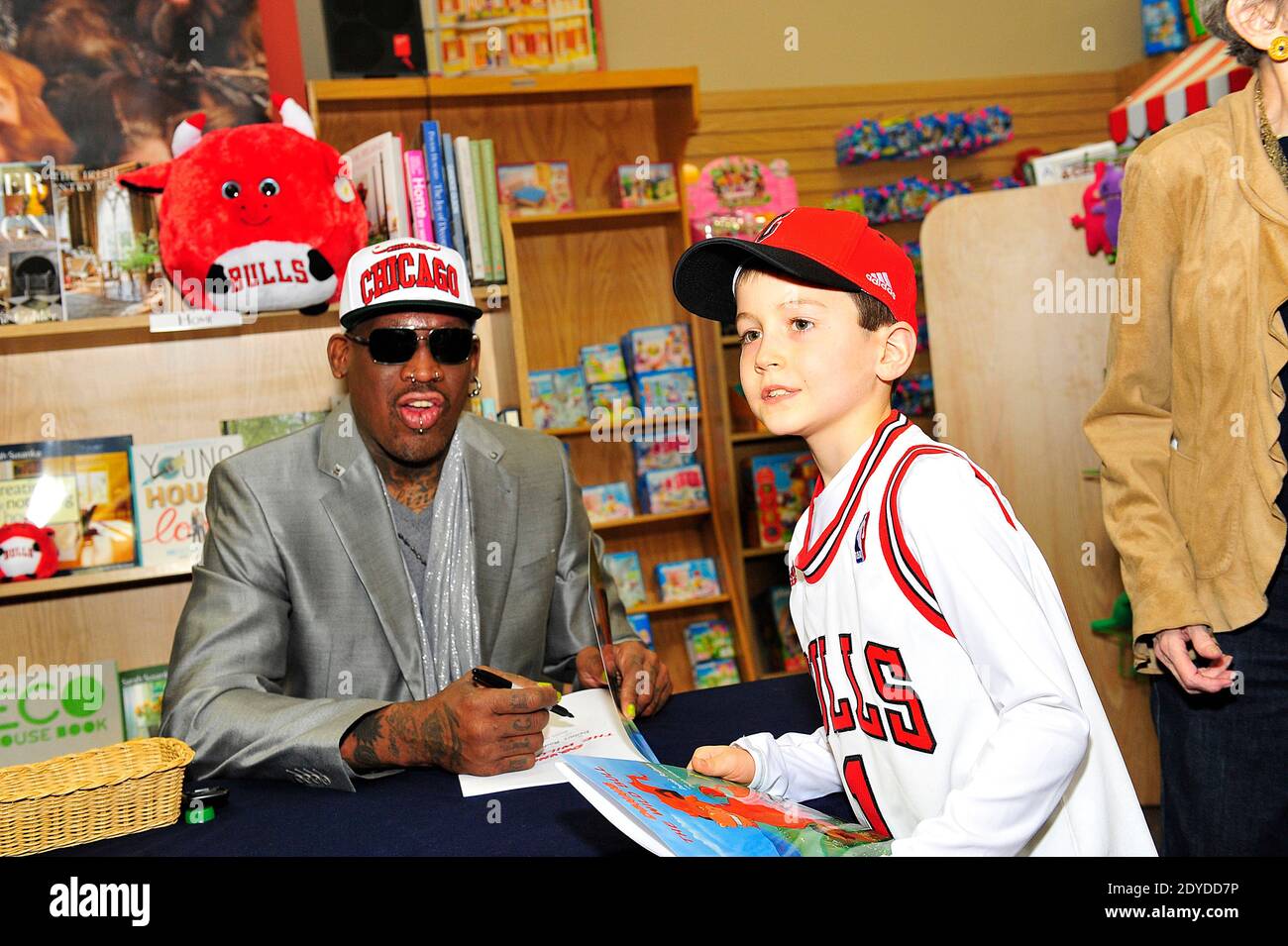 Dennis Rodman appeared at Anderson's Bookstore to promote his new ...