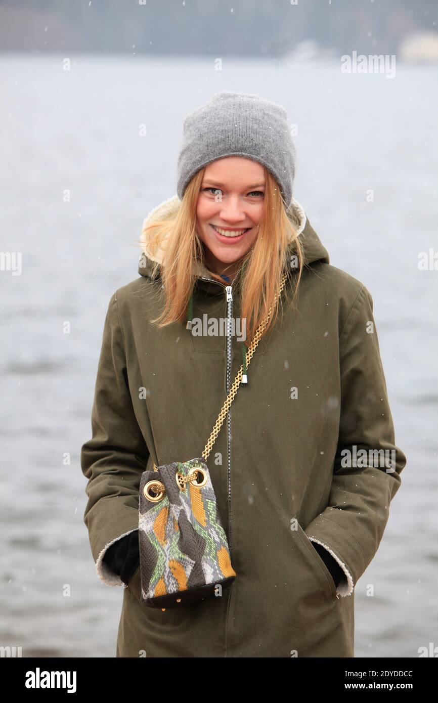 Jemima West posing at a photocall during the 20th Fantastic'Arts Film ...
