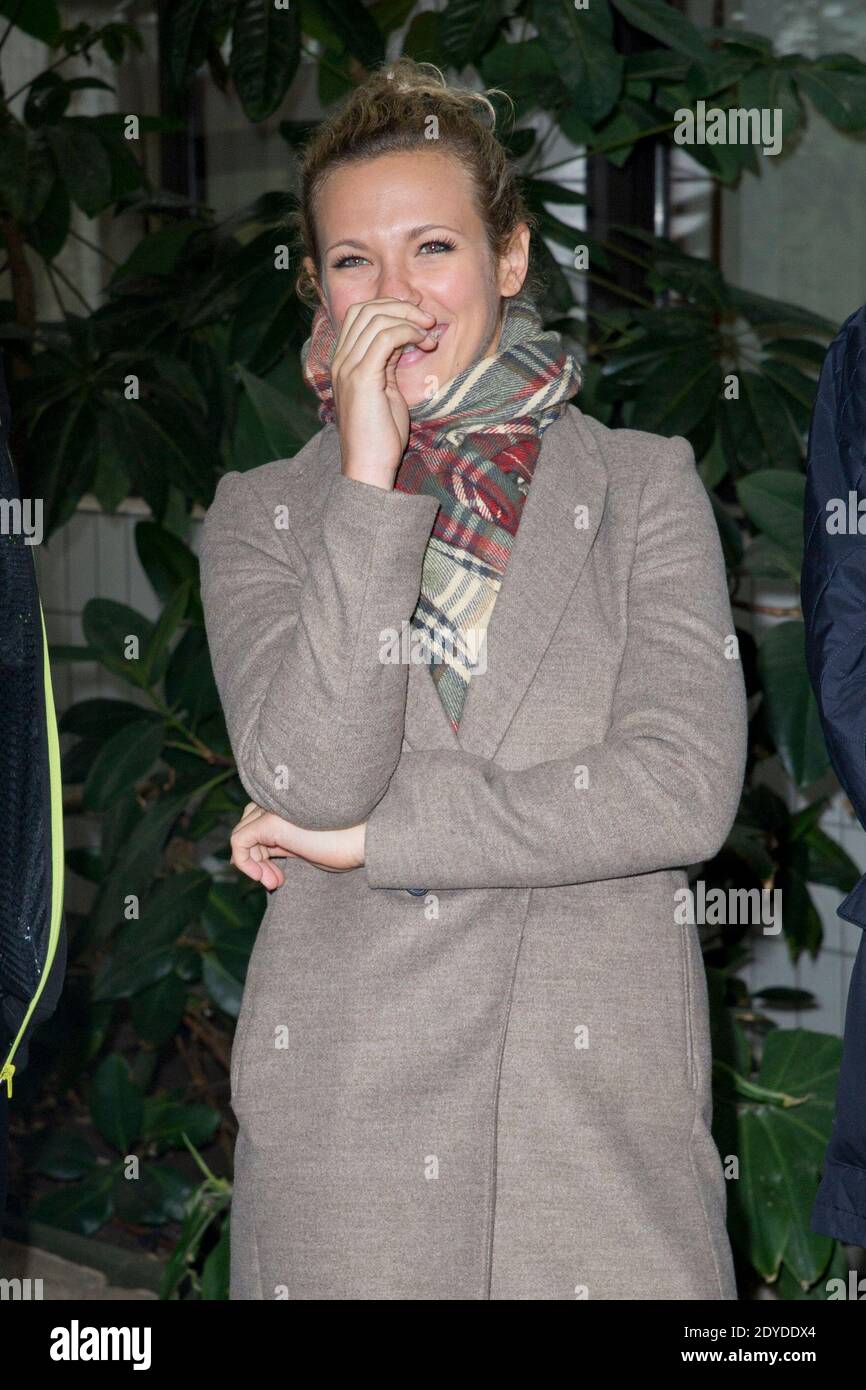 French singer Lorie attending the 'Maison des Ado' ('House of Teenagers ...