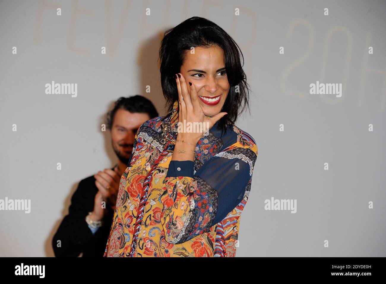 Shy'm is presented with a double platinum album for having sold more ...