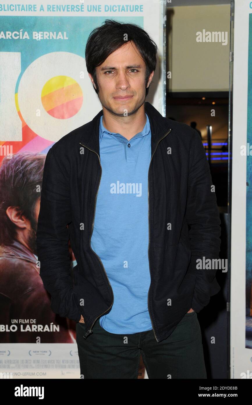 Gabriel Garcia Bernal attending the 'No' Premiere at UGC Cine Cite Les ...
